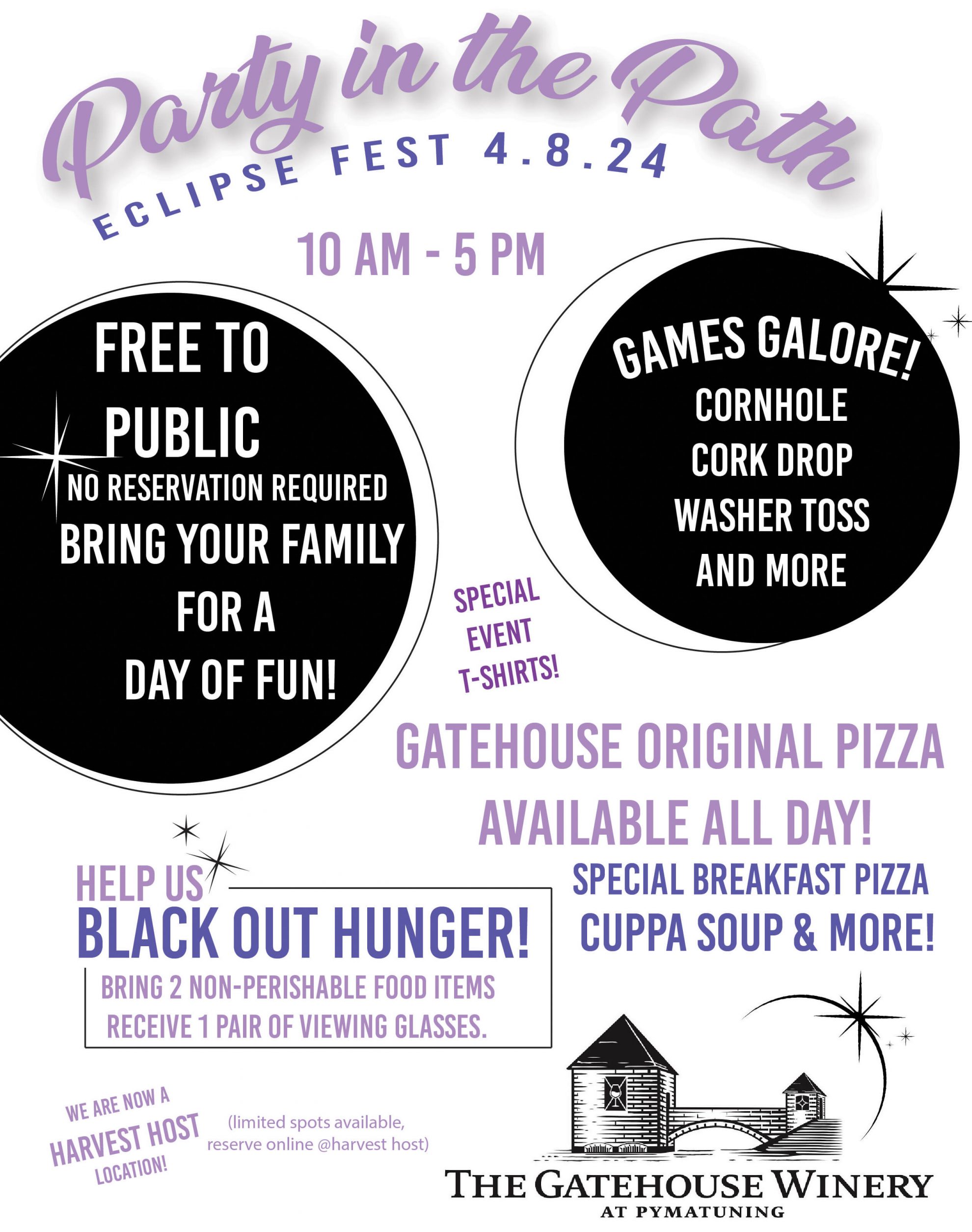 Party in the Path Eclipse Fest at Gatehouse Winery | Visit Mercer County PA